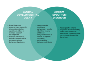 The Differences: Global Developmental Delay and Autism